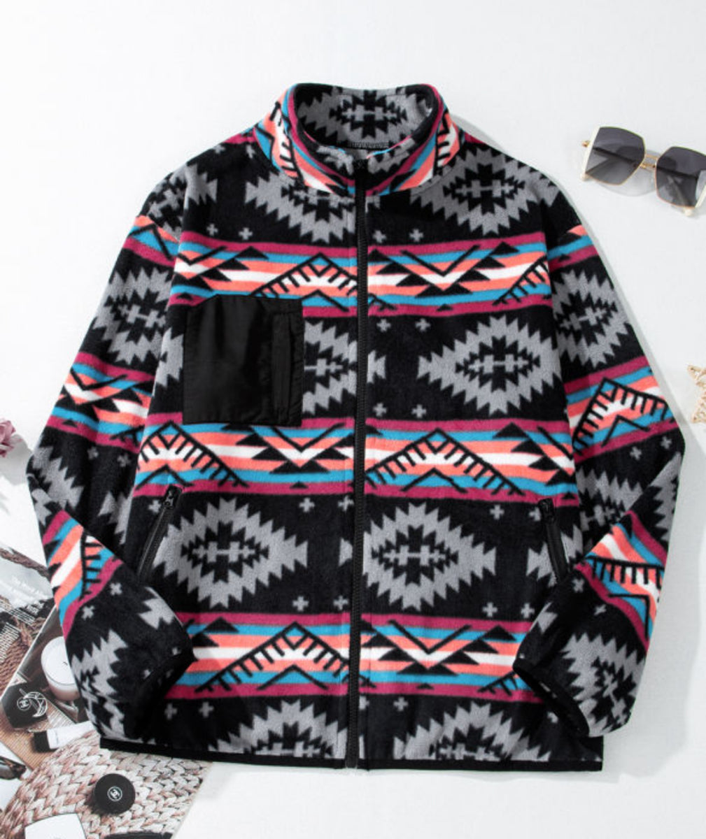 Aztec Fleece Sweater – Stock Show Shop